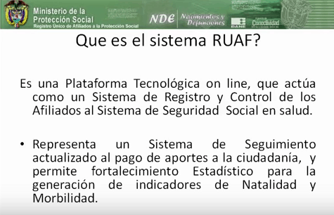 RUAF Registro Único de Afiliados 【Guía COMPLETA